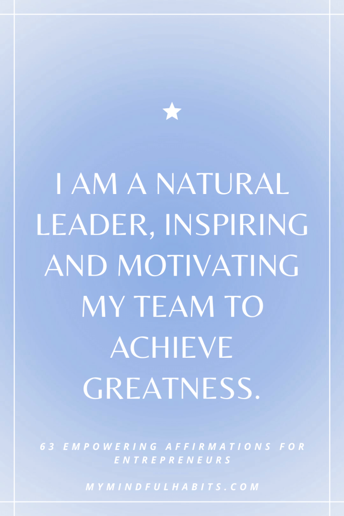 63 Affirmations for Entrepreneurs & Business Owners
