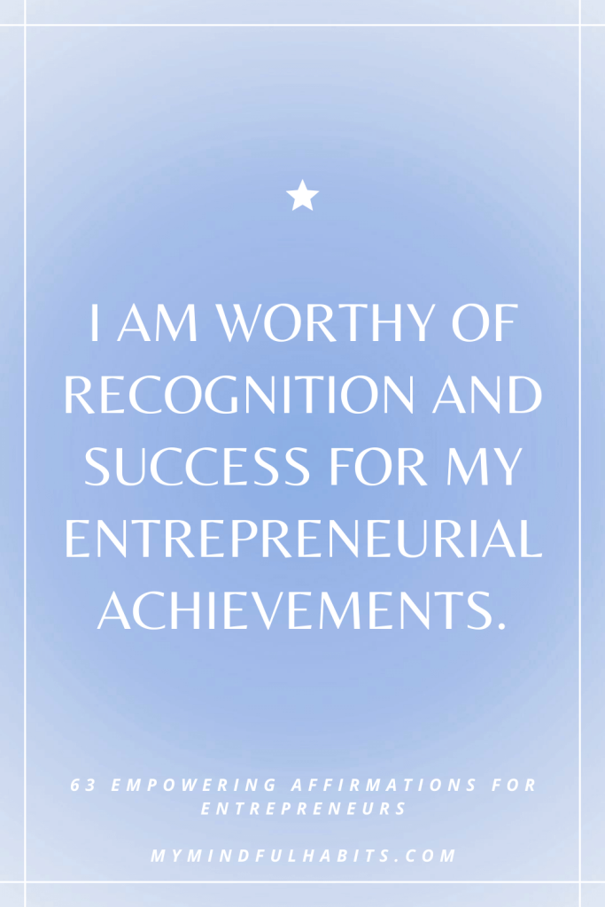 63 Affirmations for Entrepreneurs & Business Owners