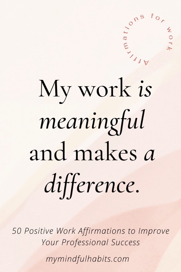 50 Positive Affirmations for Work & Professional Success in 2023