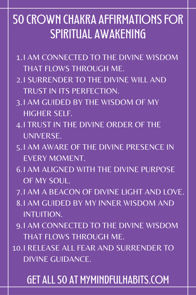 350 Chakra Affirmations to Balance all 7 Chakars