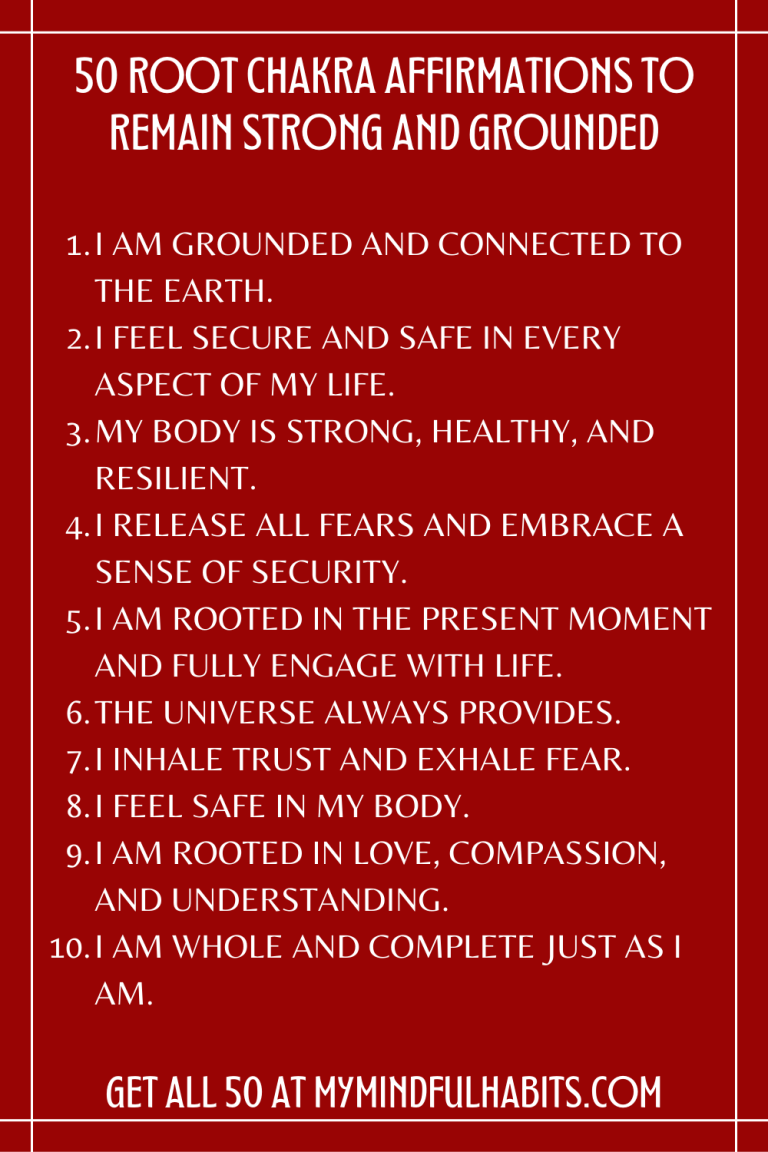 350 Chakra Affirmations to Balance all 7 Chakars