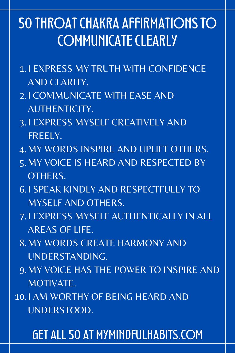 350 Chakra Affirmations to Balance all 7 Chakars