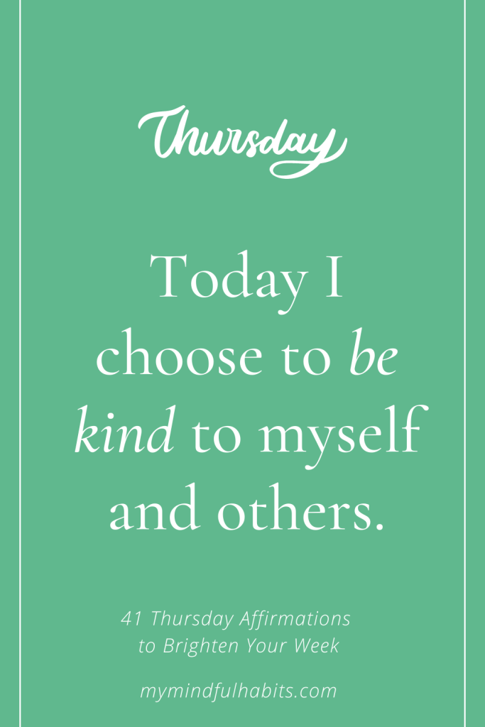 41 Thursday Affirmations to Keep a Positive Mindset